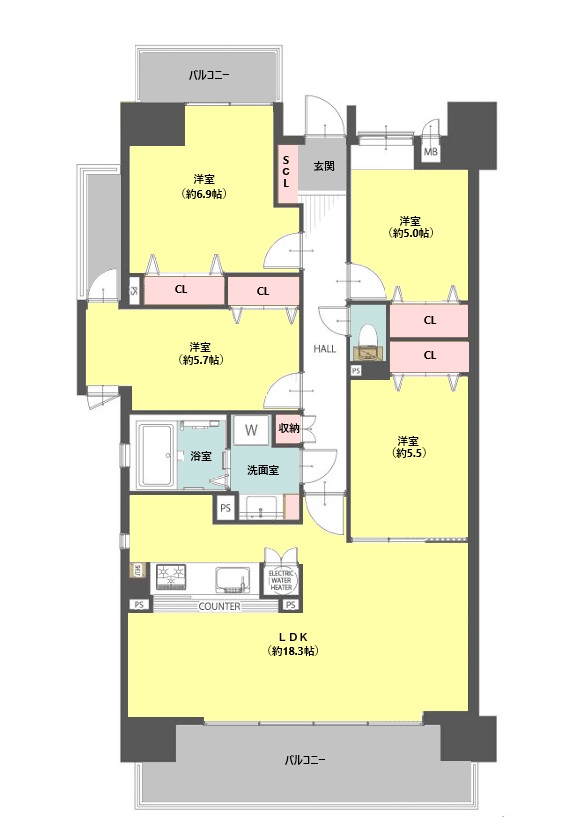 枚方市 伊加賀西町 4LDK 中古マンション | 西武不動産販売株式会社