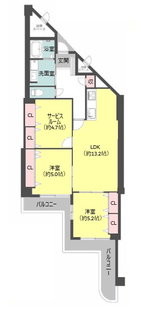 東淀川区 東淡路1 2SLDK 中古マンション | 西武不動産販売株式会社