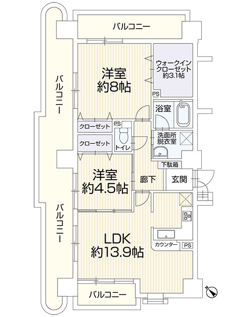 守口市 京阪本通1 2LDK リフォームマンション | 西武不動産販売株式会社