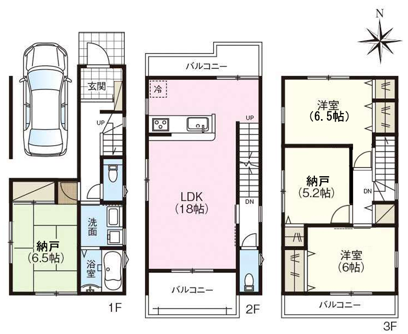 東大阪市 鴻池町1 2LDK＋2S 新築戸建 | 西武不動産販売株式会社