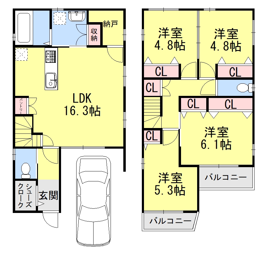 四條畷市 中野本町 4LDK＋S | 西武不動産販売株式会社