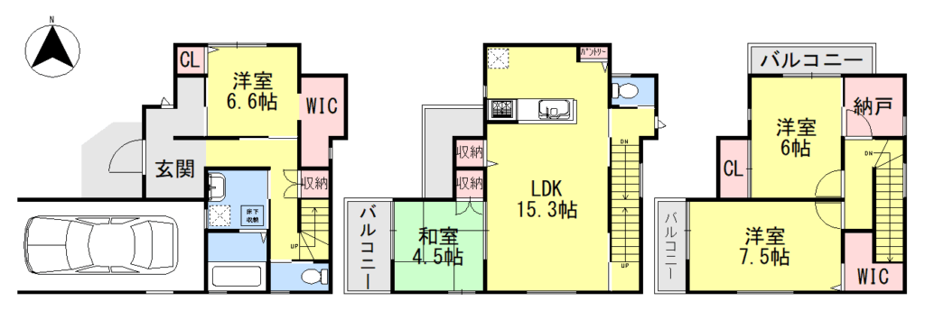 大東市 諸福1 4LDK 新築戸建 | 西武不動産販売株式会社