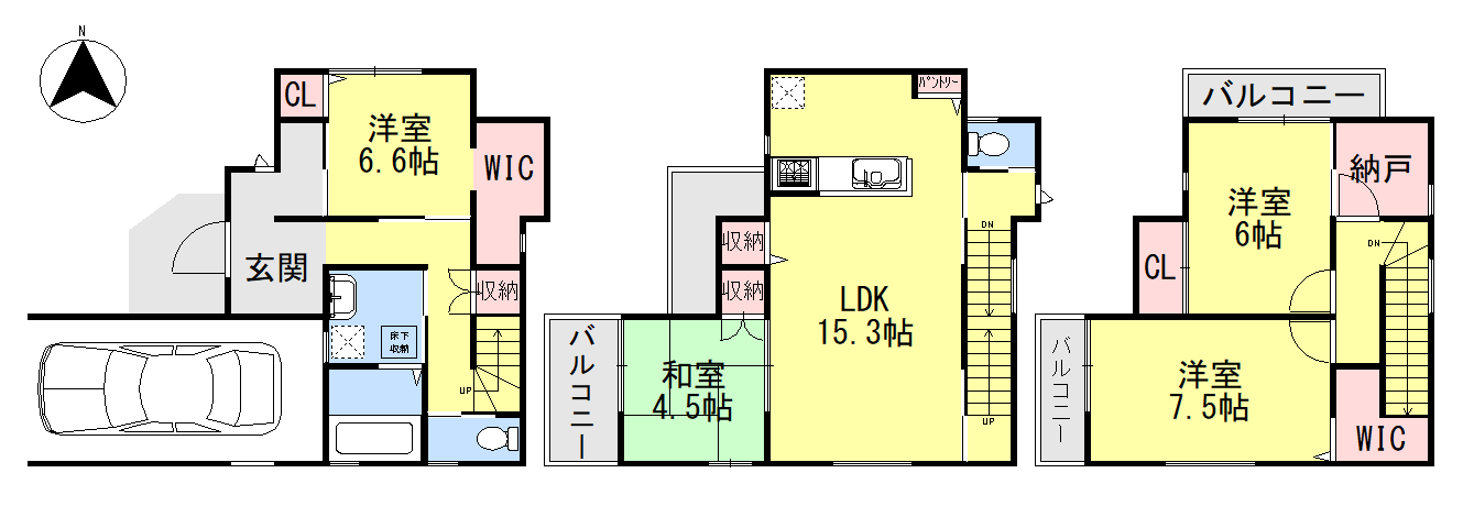 大東市 諸福1 4LDK 新築戸建 | 西武不動産販売株式会社