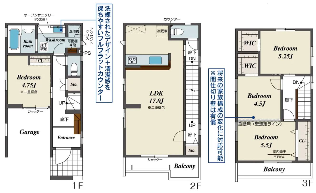 東大阪市 大蓮東1 3(4)LDK＋2WIC | 西武不動産販売株式会社